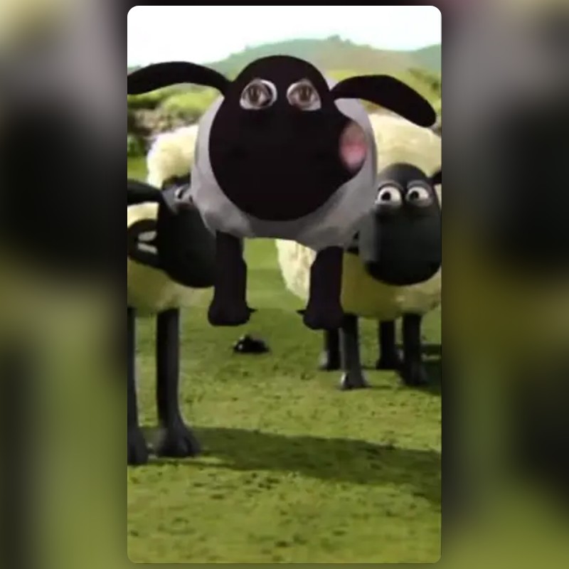 Shaun The Sheep Lens - Snapchat Lenses and Filters