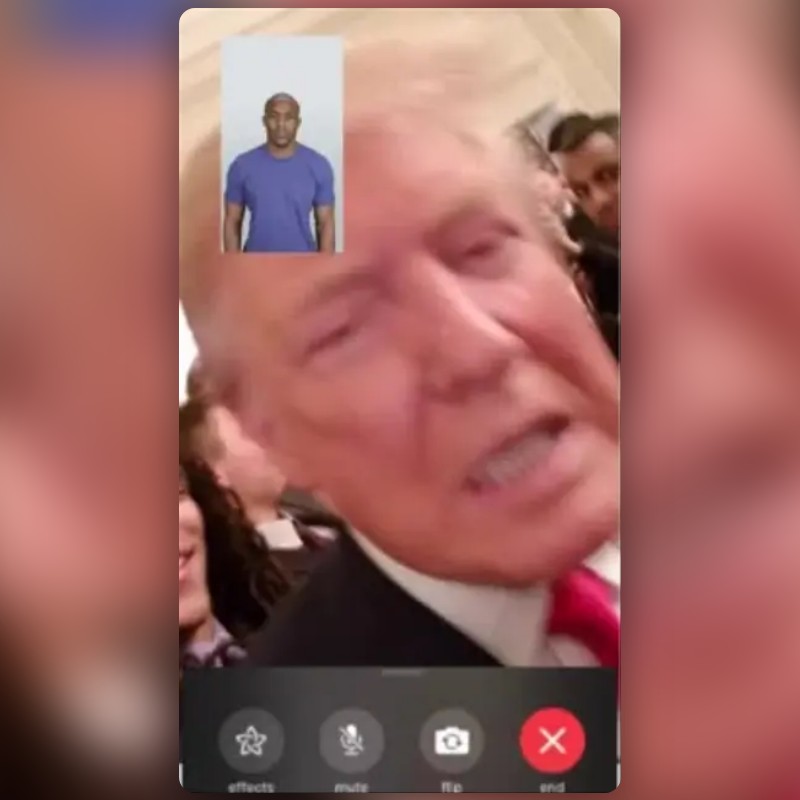 Facetime Trump Lens by Roel - Snapchat Lenses and Filters