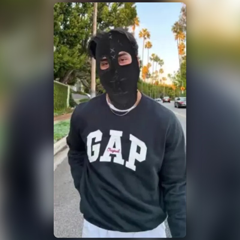 Sewed Ski Mask Lens by Sky 🕷️ - Snapchat Lenses and Filters