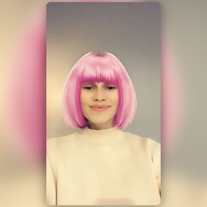 Colorful Hair Lens by Snapchat - Snapchat Lenses and Filters