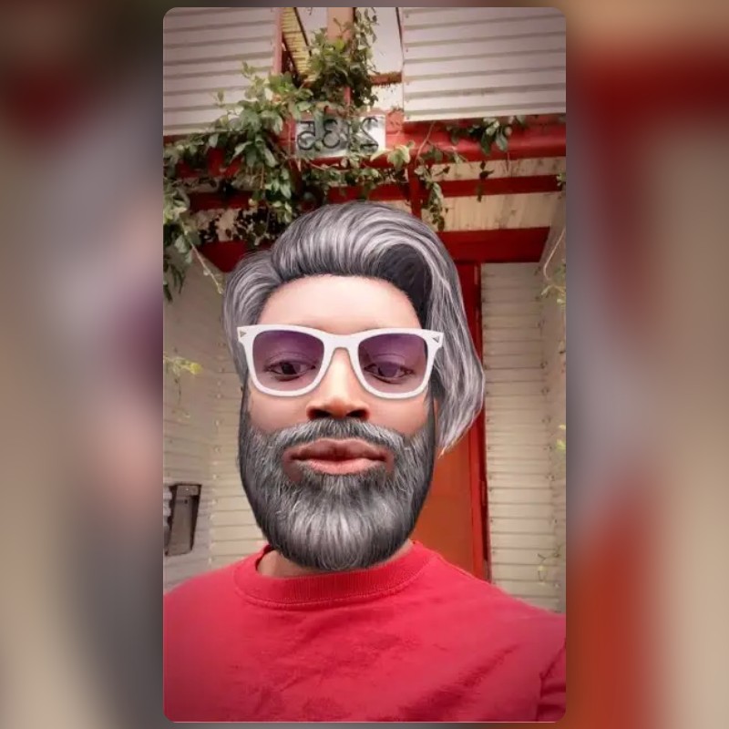 Silver Hair Look Lens by Snapchat - Snapchat Lenses and Filters