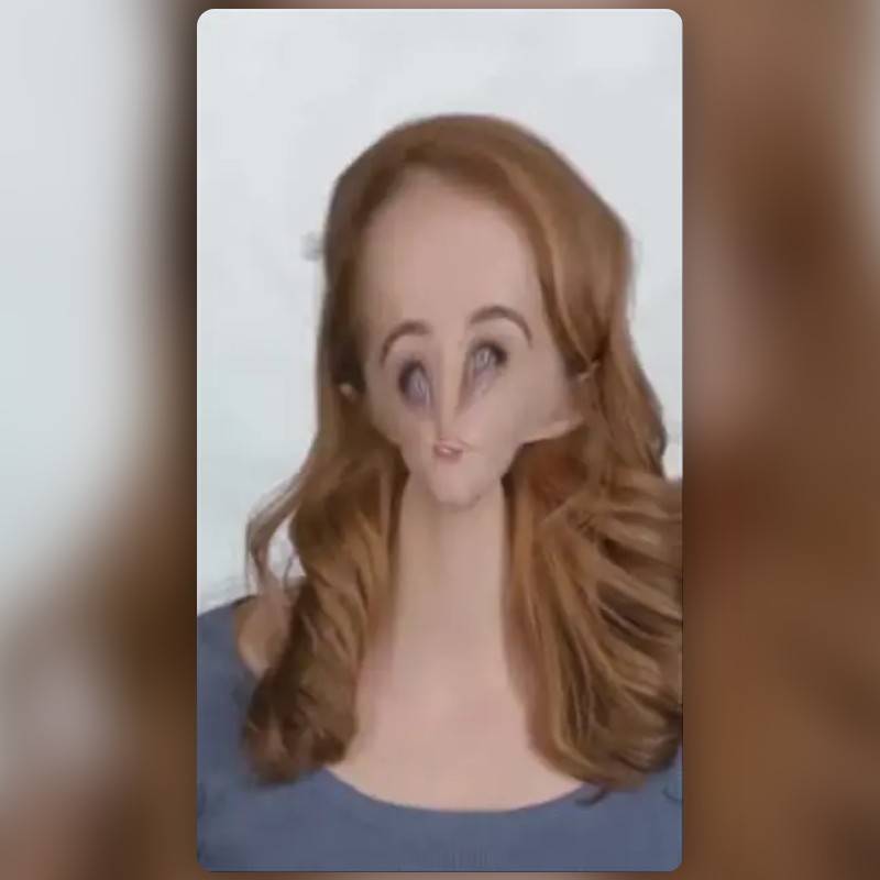 destroyed face Lens by Snapchat - Snapchat Lenses and Filters