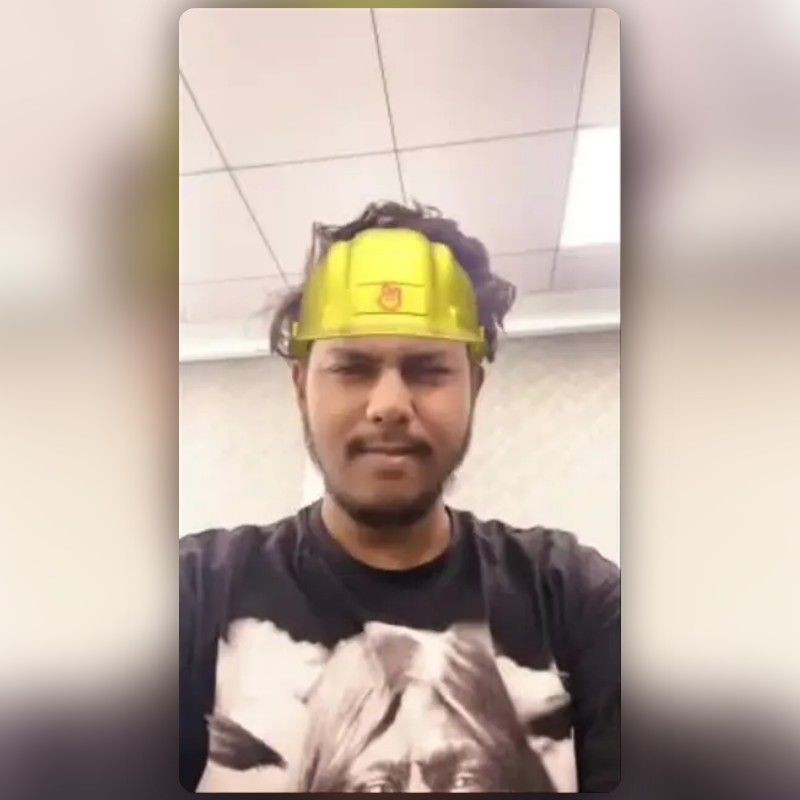 Safety Helmet Lens by Superfan - Snapchat Lenses and Filters
