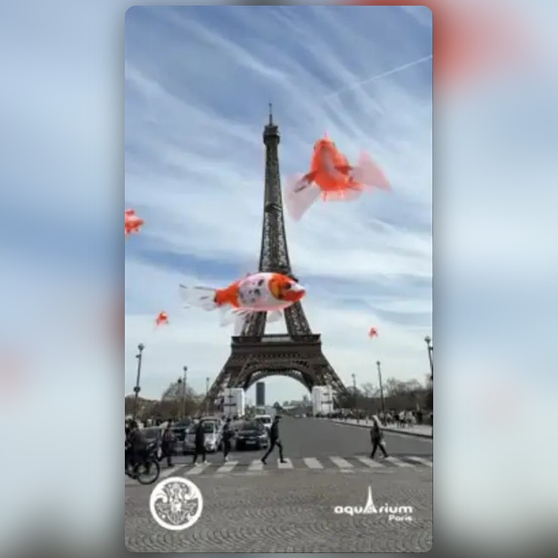 Kawaii in Paris Lens by Aquarium de Paris - Snapchat Lenses and Filters