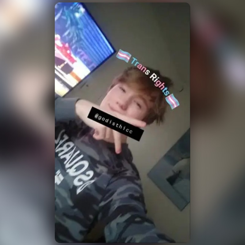 Trans rights Lens by Mandøe - Snapchat Lenses and Filters