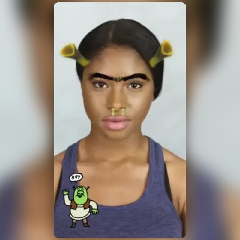 Shrek Lens by Charbz - Snapchat Lenses and Filters