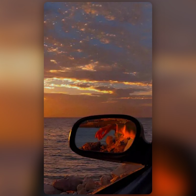 sunset Lens by عايض بن فهاد | 💛 - Snapchat Lenses and Filters