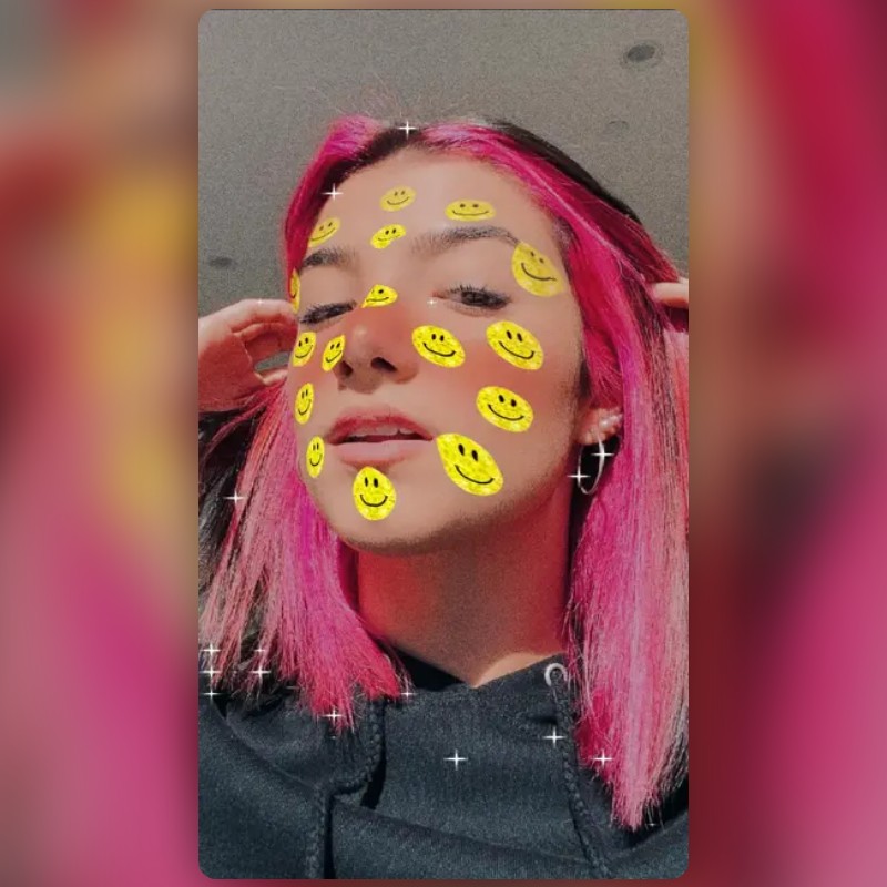 Yellow Smily Lens by Nick Jackson - Snapchat Lenses and Filters