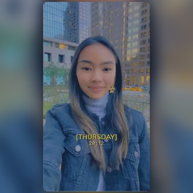 Date&Time Filter Lens by Snapchat - Snapchat Lenses and Filters