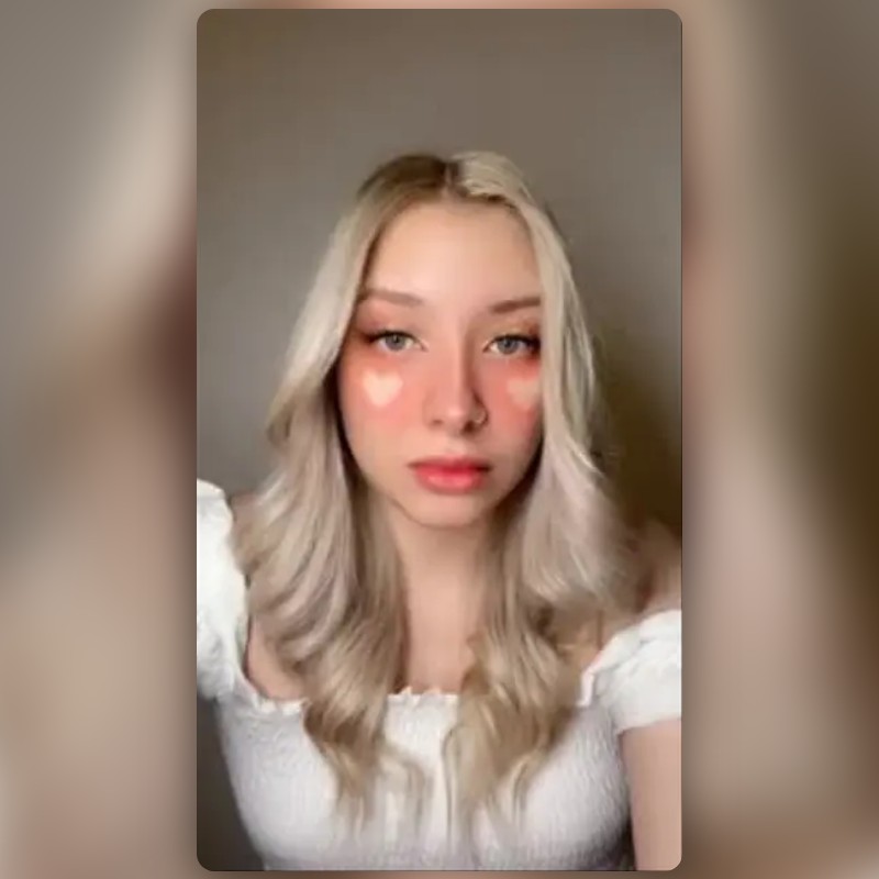 Lovely cheeks Filter by indika | Snapchat Lenses