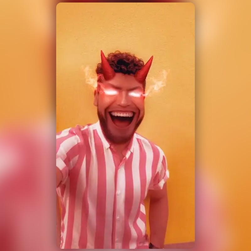 Devilish Smile Filter by Snapchat | Snapchat Lenses