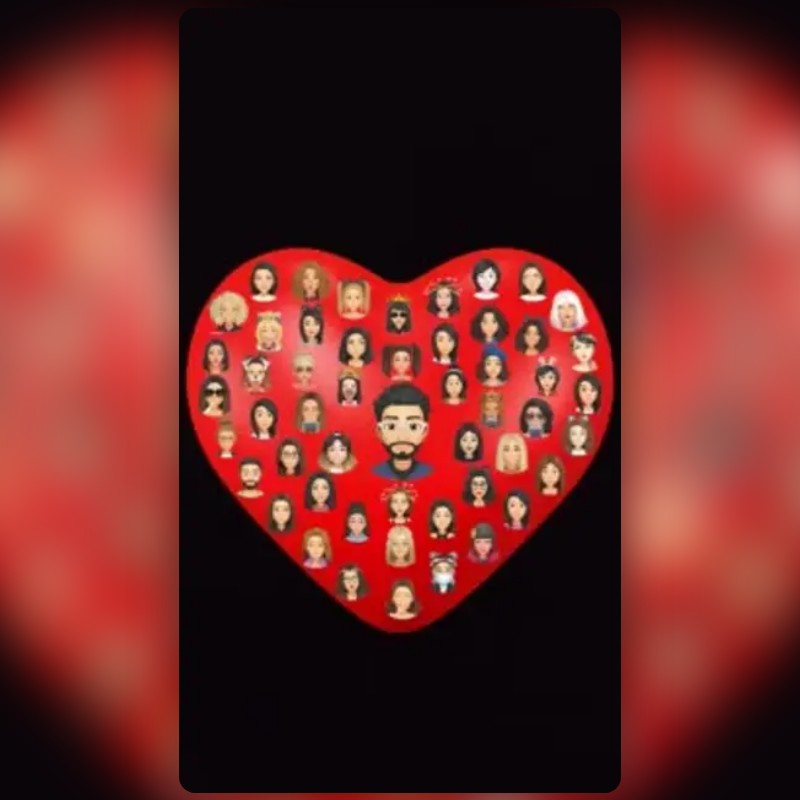 friends heart Lens by Lol Snapz - Snapchat Lenses and Filters
