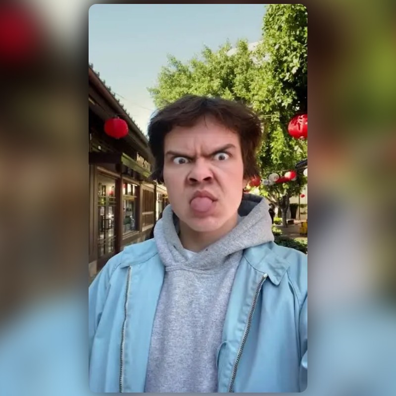 Tongue Out Furious Lens by Snapchat - Snapchat Lenses and Filters