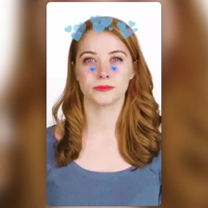 Blue Love Filter by Chae Rina | Snapchat Lenses