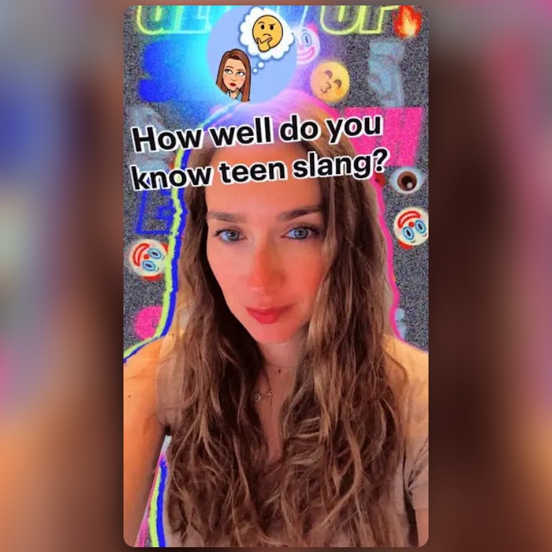 Slang Quiz Lens by Snapchat - Snapchat Lenses and Filters