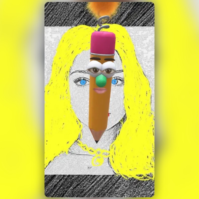 pencil drawing Filter by 🇸🇦/TAHANI | Snapchat Lenses
