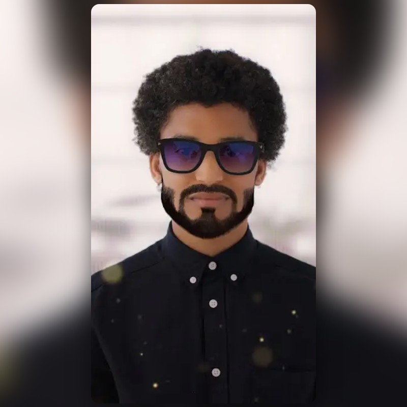 Beard and glasses Lens by Snapchat - Snapchat Lenses and Filters
