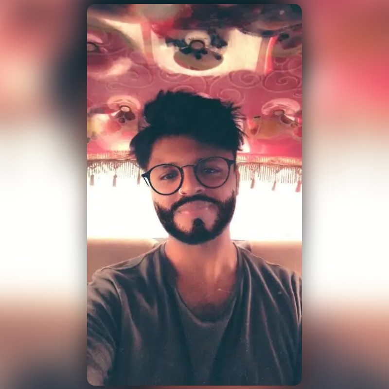 เลนส์ Beard with Glasses สร้างโดย Snapchat - เลนส์และฟิลเตอร์ Snapchat