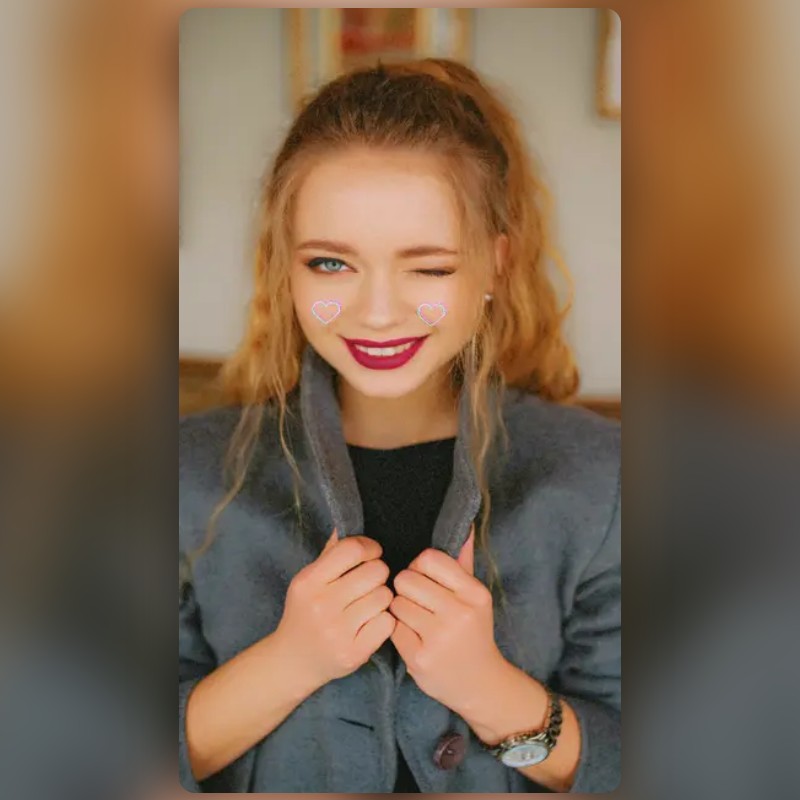 Neon Heart Lens by Mayank Suyal - Snapchat Lenses and Filters