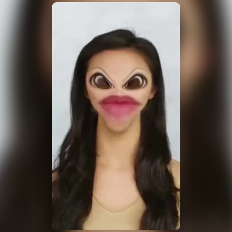CreepyFace Lens by lex - Snapchat Lenses and Filters