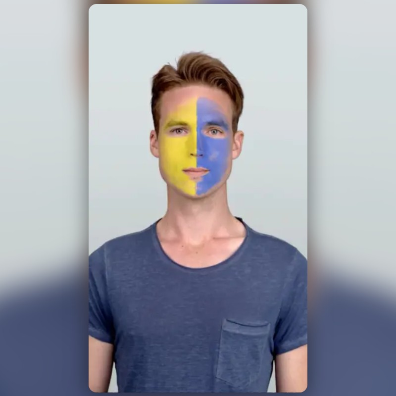 Blue - Yellow Filter by Snapchat | Snapchat Lenses