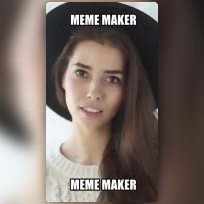 Meme Maker Lens by roberto - Snapchat Lenses and Filters