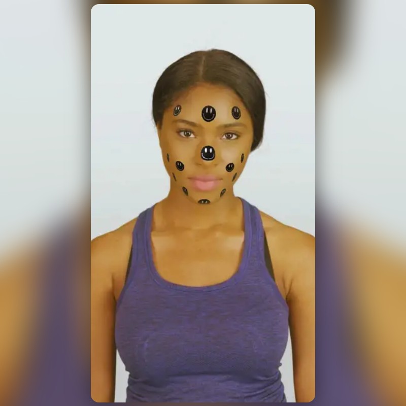 smiley faces black Filter by paige x | Snapchat Lenses