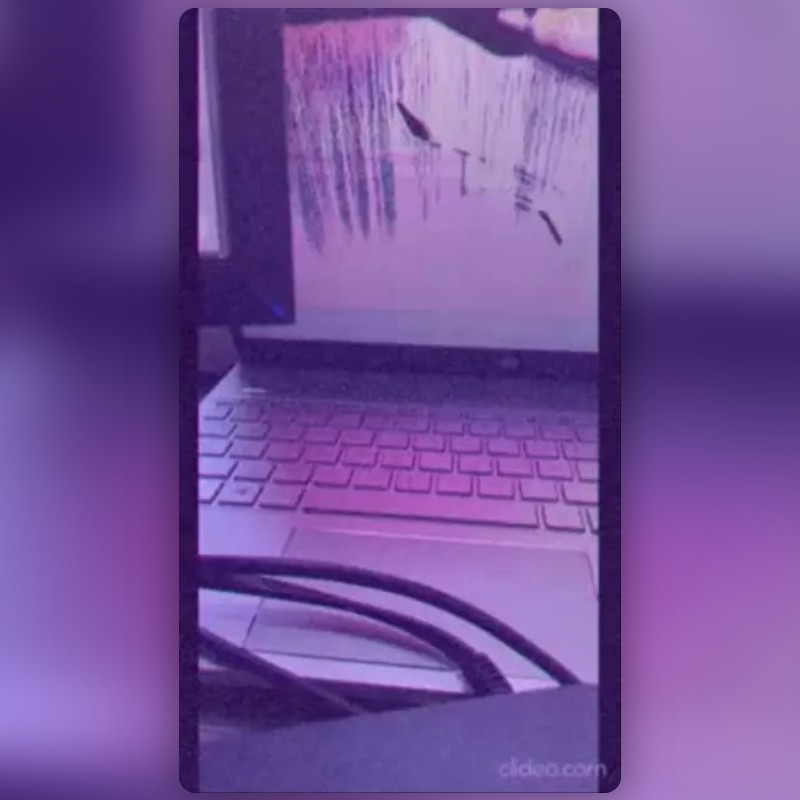 purple grain Lens by Snapchat - Snapchat Lenses and Filters