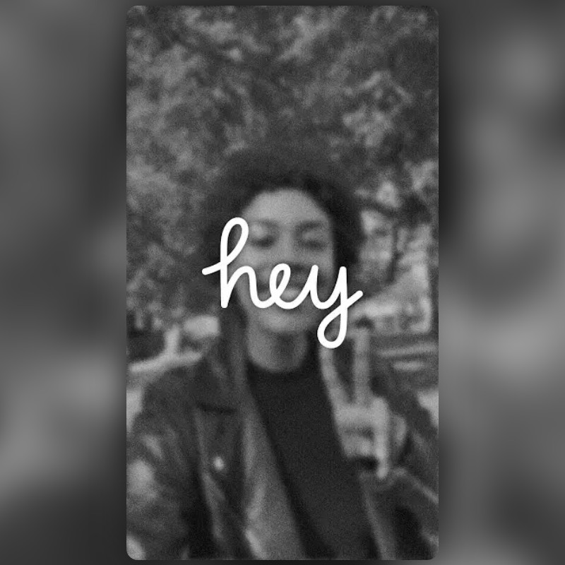 Hey 👋 Lens by Snapchat - Snapchat Lenses and Filters