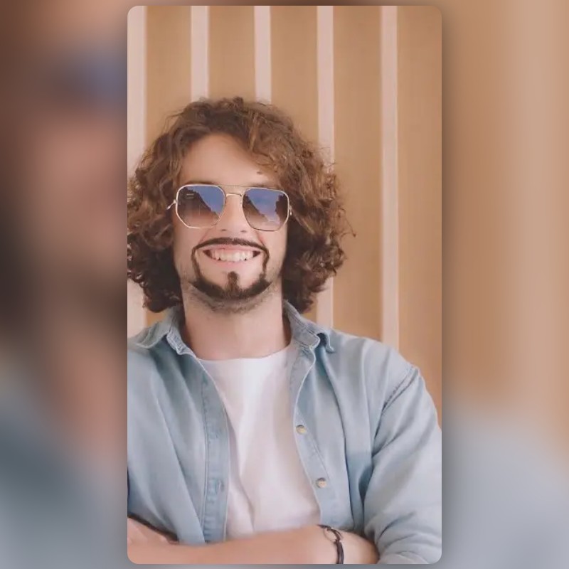 Beard and Glasses Lens by Snapchat - Snapchat Lenses and Filters