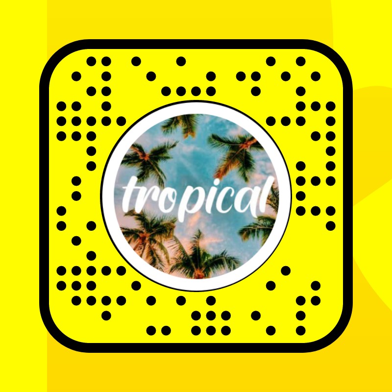 tropical Lens by georgie - Snapchat Lenses and Filters
