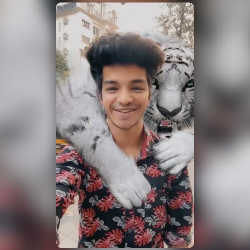 White Tiger Filter by Snapchat | Snapchat Lenses