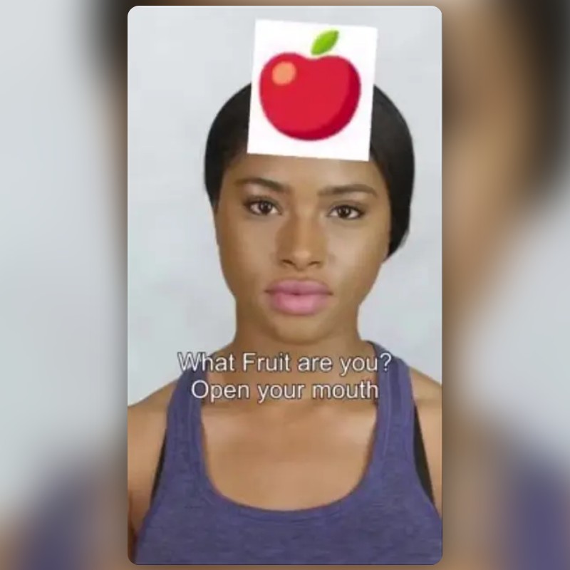 What Fruit are you Lens by Keith McNabb - Snapchat Lenses and Filters