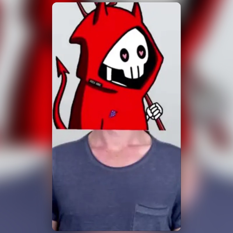 Grapez Ghostface Filter by 3DJustQc | Snapchat Lenses