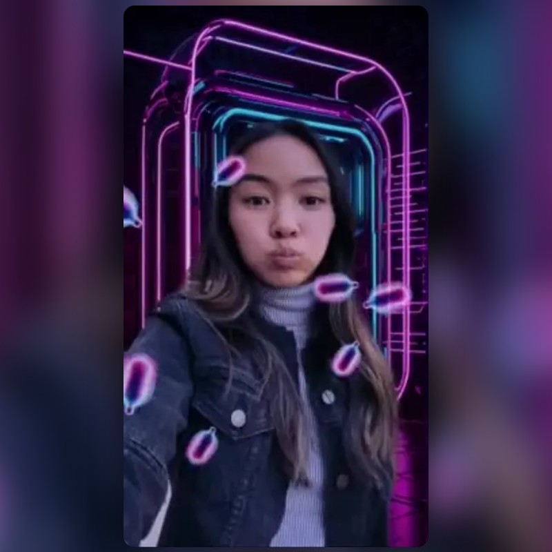 Neon Time Portal Filter by marc menu | Snapchat Lenses