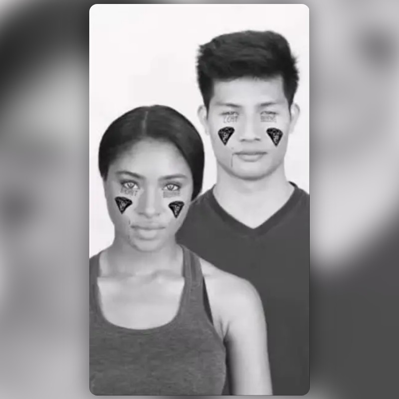 LBE Face Tattoo Filter by 🔥Suk 💙📸 | Snapchat Lenses