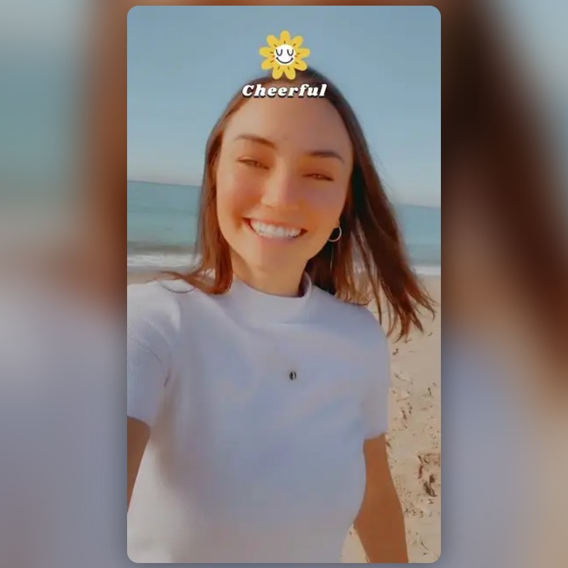 Cheerful Flower Filter by Snapchat | Snapchat Lenses