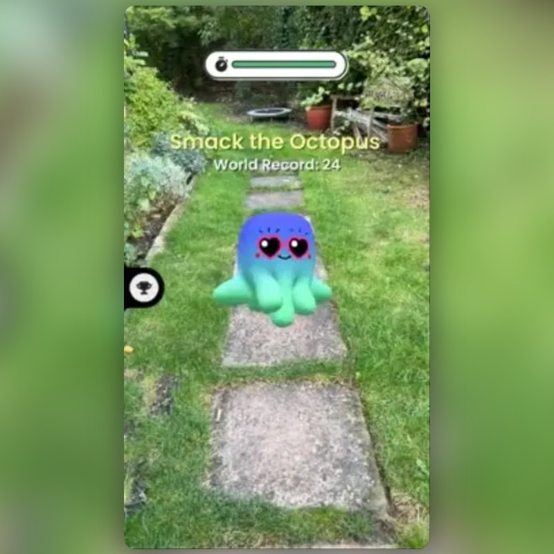 Slap the Octopus Lens by Ben 🌪️ - Snapchat Lenses and Filters