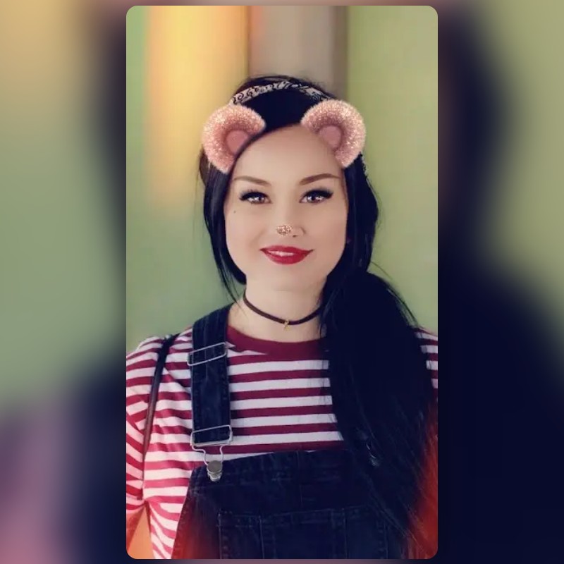 Shiny Pastel Bear Lens by Snapchat - Snapchat Lenses and Filters