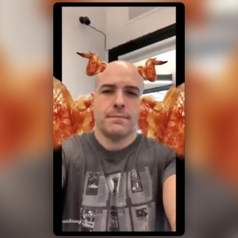 Chicken Wing Angel Filter by Ralph Barbagallo | Snapchat Lenses