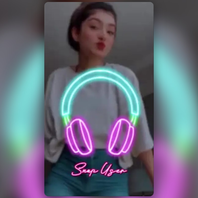 Love Music Neon Filter by Sunny Bahadurpuria🎥 | Snapchat Lenses
