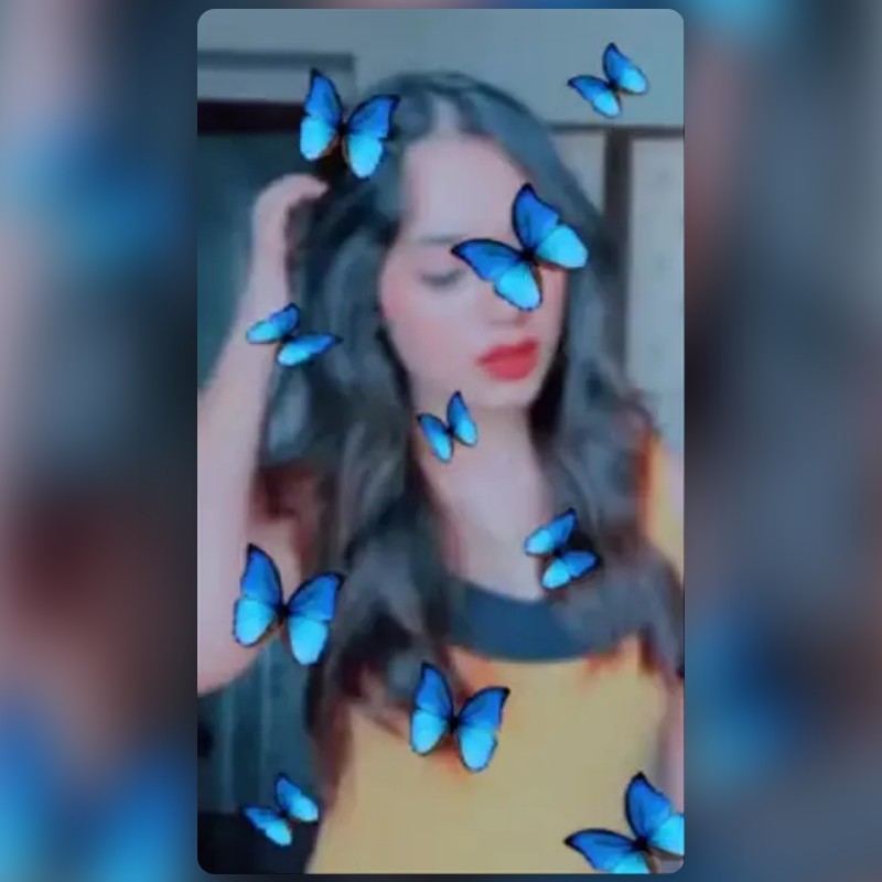 เลนส์ Butterfly Blur สร้างโดย Sunny Bahadurpuria🎥 - เลนส์และฟิลเตอร์ Snapchat
