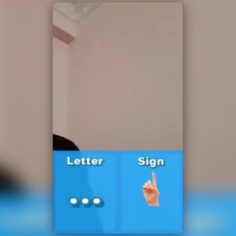 Sign Language Lens by Atit Kharel - Snapchat Lenses and Filters