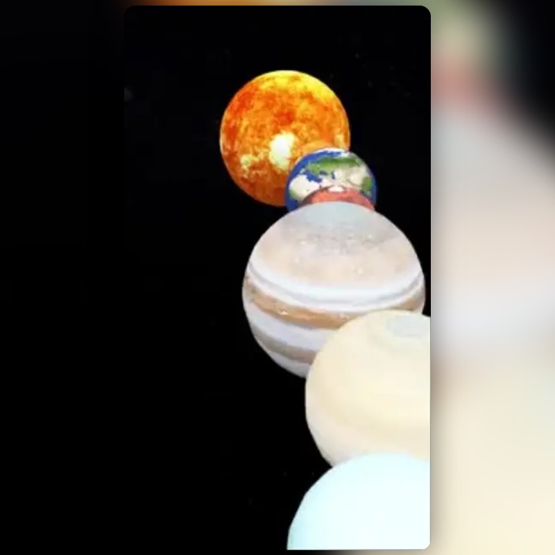 Solar System Lens by Герман Пивоваров - Snapchat Lenses and Filters