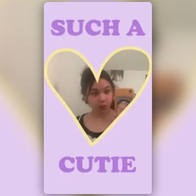 cute purple Lens by tipooo - Snapchat Lenses and Filters