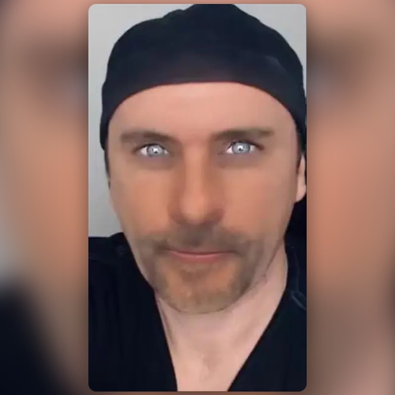 Man with knob Lens by Jorge - Snapchat Lenses and Filters