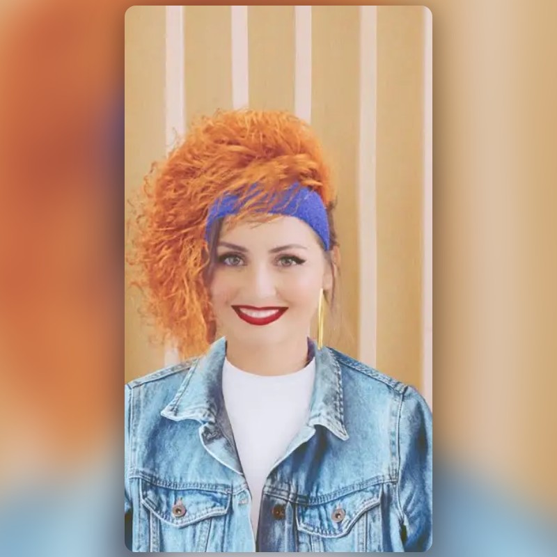 80s Look Lens by Snapchat - Snapchat Lenses and Filters