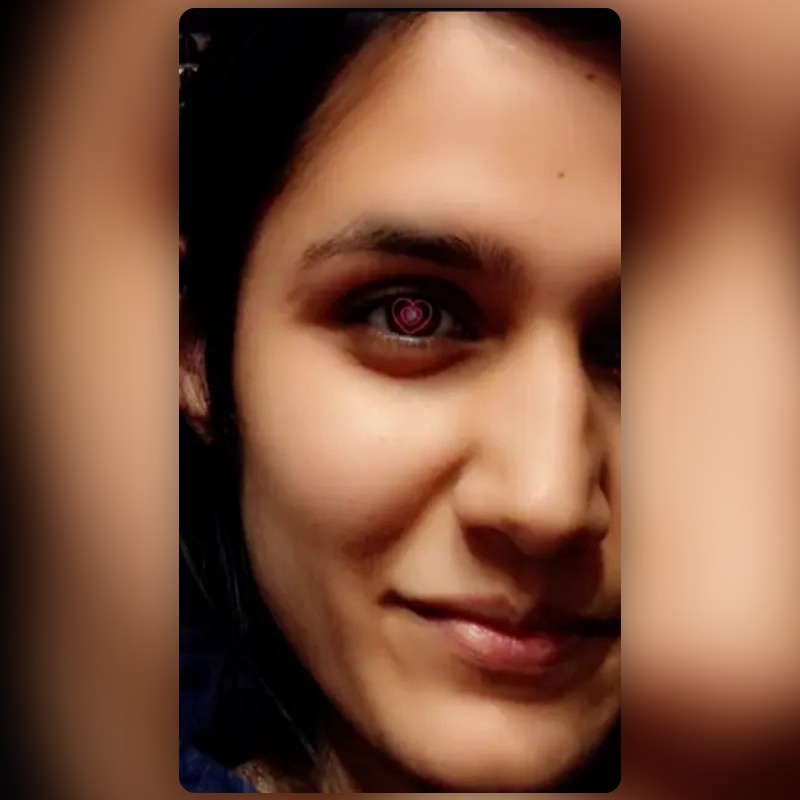 Heart Eyes Filter by Niyati | Snapchat Lenses