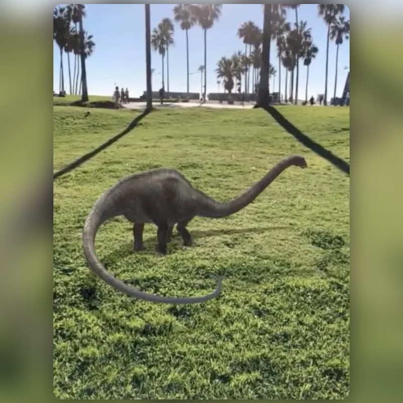 Diplodocus Filter by Snapchat | Snapchat Lenses