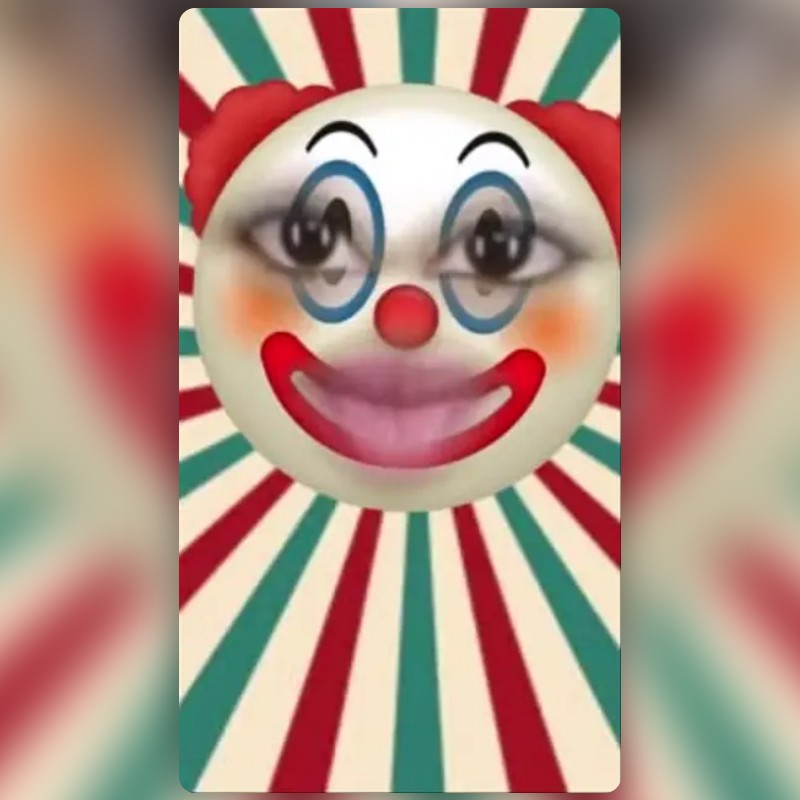 Clown Face Filter by Angela Regina | Snapchat Lenses
